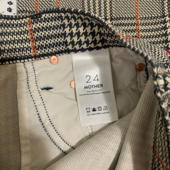 MOTHER | Pants & Jumpsuits | Mother Plaid Pants | Poshmark